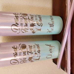 Personalized Summer Vibes Cup Pool Side Tumbler Backyard - Etsy