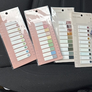 Oil Painting Landscape Sticky Notes, Self-stick Note Pads for Easy to ...