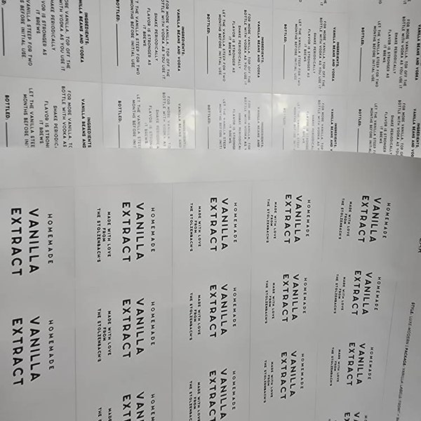 Boho Pantry Labels Water and Oil Resistant Personalization Available by ...