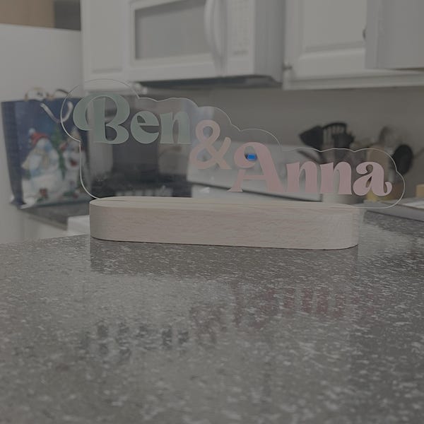 Custom Logo Light Lamp, Corporate Gifts, Wood Business Logo Night Light ...