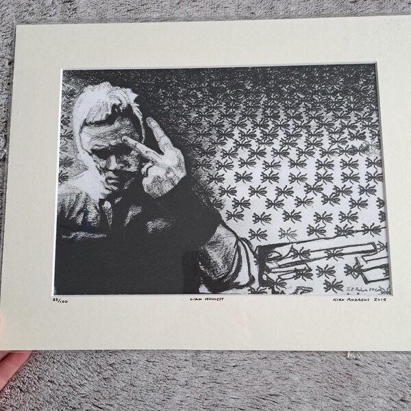 Ozzy Osbourne - Ink Stamp (gothic Cross) Portrait - Limited Edition ...