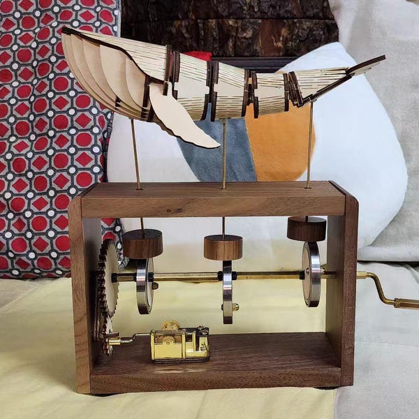 Cement Grey Little Prince Planet Music Box, Rotating Rose Music Box ...