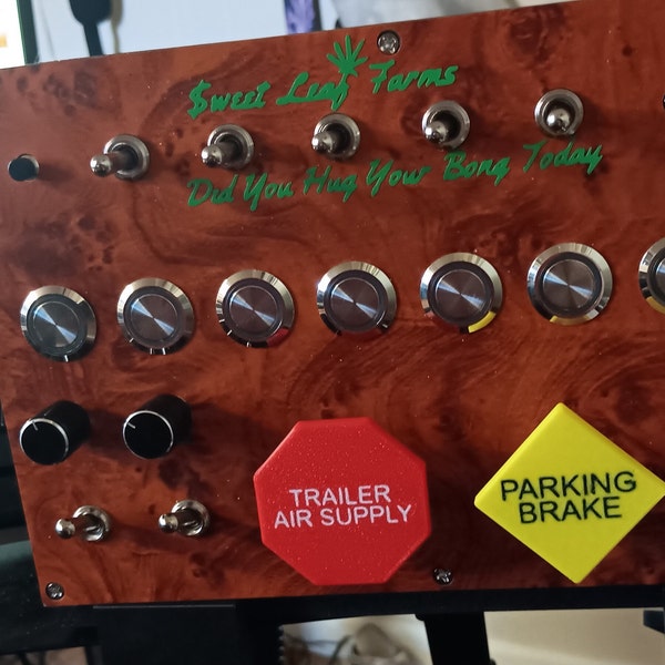 Curasim Controls Sim Racing Button Box Full-metal RGB Illuminated ...