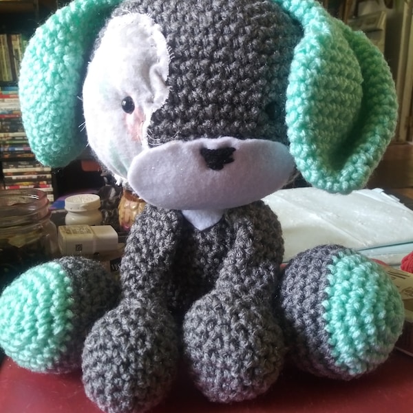 Amigurumi Crochet Domino Dog PDF Pattern - Etsy
