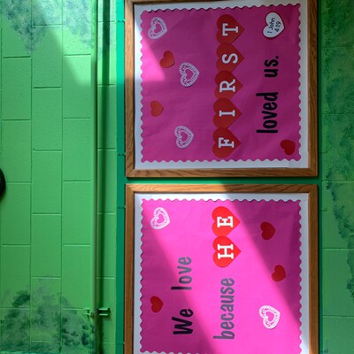 Spring Bulletin Board, Let's Grow Together Bulletin Board, Succulent ...