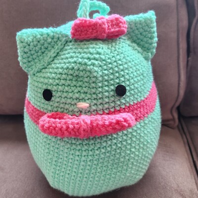Bunny Rabbit Crochet Pattern Squishmallow, Squishy, Stuffed Animal ...