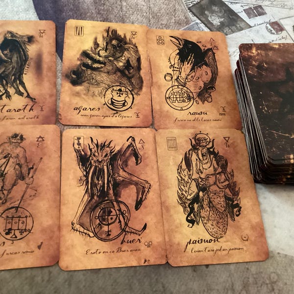 KING PAIMON \ Paymon \ Demons of Ars Goetia \ - Etsy