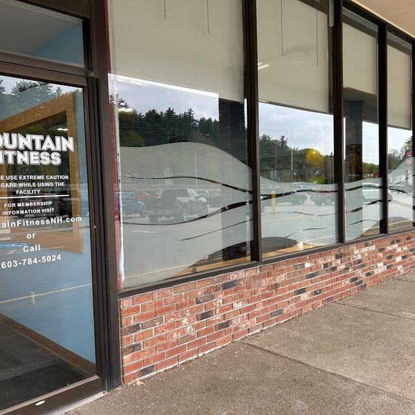 Frosted Glass Privacy Sticker | Wave Design Window Film for Office Home ...