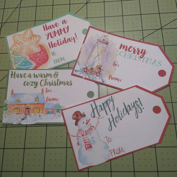 Printable Co-worker Christmas Gift Tags for Office Gifts | Christmas ...