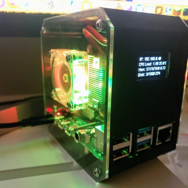 Raspberry Pi 4B Desktop Computer Case - Etsy