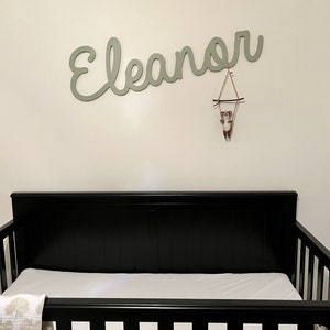 Custom Wood Name Sign for Nursery Girl, Boy, Over Crib Sign, Baby Name ...