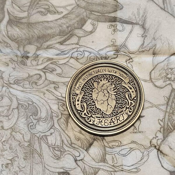 Sun or Moon Coin - Etsy