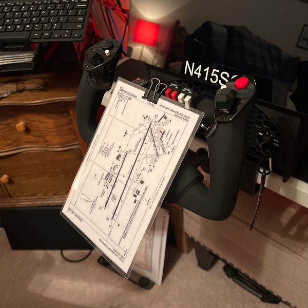 Premium Tablet & Phone Flight Simulator Stand - Honeycomb Alpha, Bravo ...