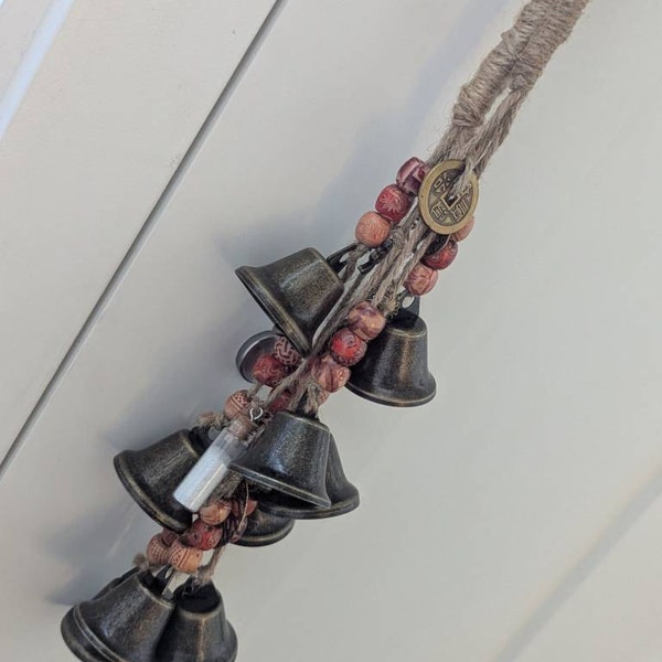 Witch Bells Wreath, Witch Bells for Door, Witch Bells Wind Chime, Door ...