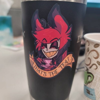 Thats the Tea hazbin Hotel Alastor Sticker - Etsy