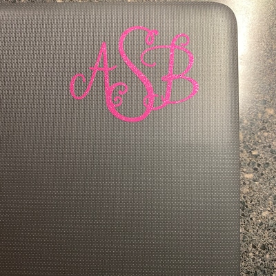 Vinyl Monogram Decal, Monogram for Phone Case, iPhone Monogram Decal ...