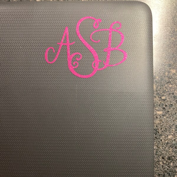 Vinyl Monogram Decal, Monogram for Phone Case, iPhone Monogram Decal ...