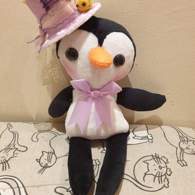 Penguin Doll Sewing Pattern Soft Toy Tutorial Easy Rag Doll Handmade - Etsy
