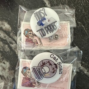 Button Pusher Reporting for Duty Glossy Sticker, Rad Tech, Radiologic ...