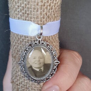 Memory Remembrance Bouquet Charm Locket Brooch Personalised - Etsy