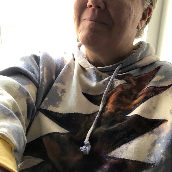 Lotus Banner – Upcycled Fabric Wall Art – One of a Kind & Sustainable ...