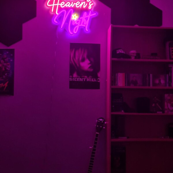 Heaven's Night Neon Sign | Custom Neon Lights Sign | Wedding Neon Sign ...