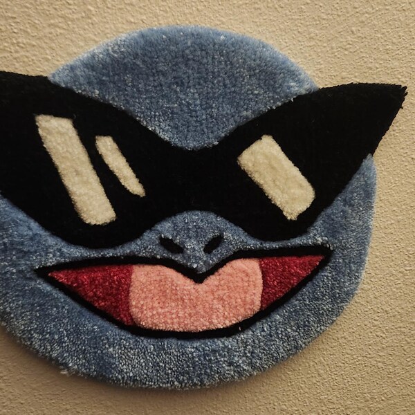 Question Mark Block Cube Tufted Wall Decor Hanging, Super Mario Theme ...