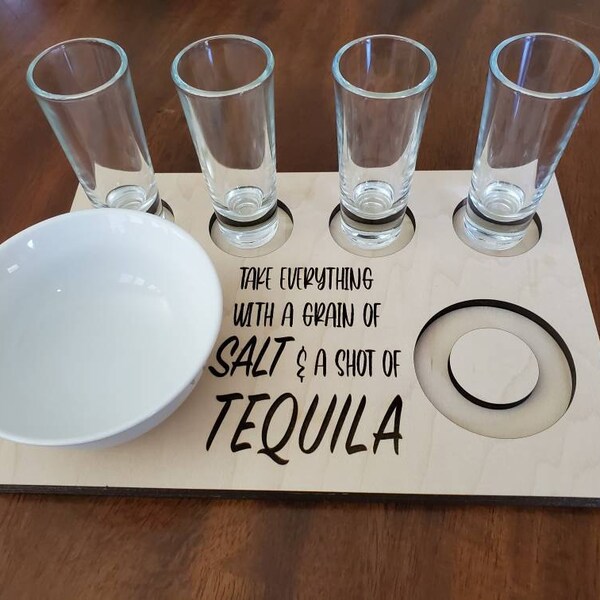 Tequila Shot Board-digital Download-glowforge-laser-svg - Etsy