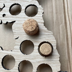 British Golf Ball Map Wall Art for the Home, Custom Golf Ball Display ...