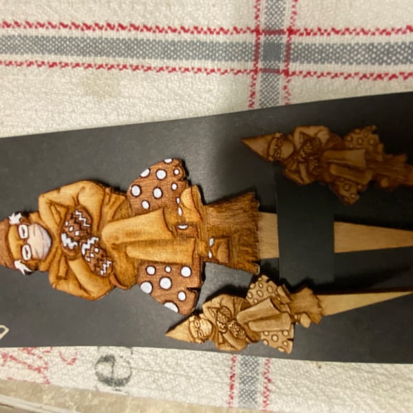 Bern in a Fern - Grumpy Bernie Garden Gnome Plant Stake - Handmade in ...