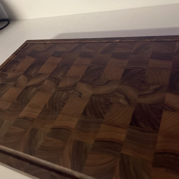 Personalised Maple End Grain Cutting Board, Custom Butcher Block ...