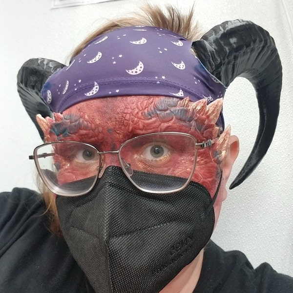 Dragon/scales/lizard Prosthetic, 2 Sides, Mask, SFX Makeup, Silicone ...