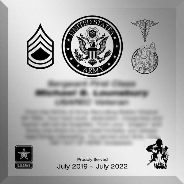 US Army Basic Recruiter Identification Badge Vector Files, Dxf Eps Svg ...