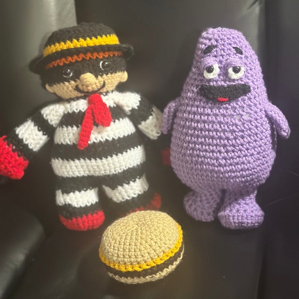 25 Fast Food Crochet Pattern Bundle! EBOOK PDF Knotmonsters Amigurumi ...
