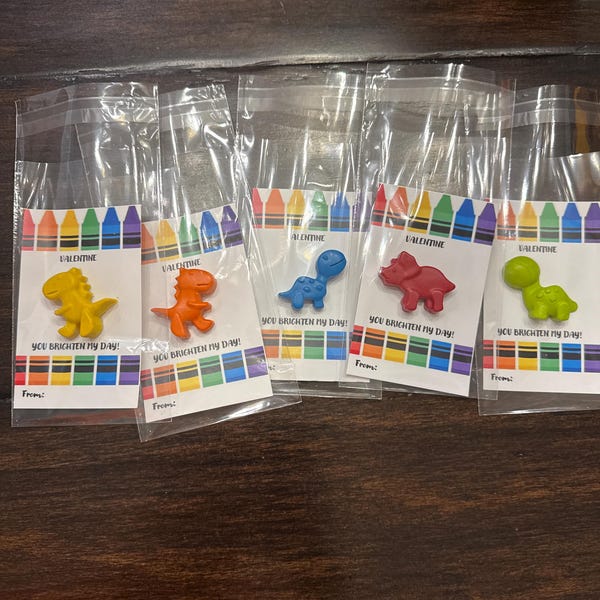 Dinosaur Crayons | Dino Crayons for Kids | T-rex Crayons | Stegosaurus ...