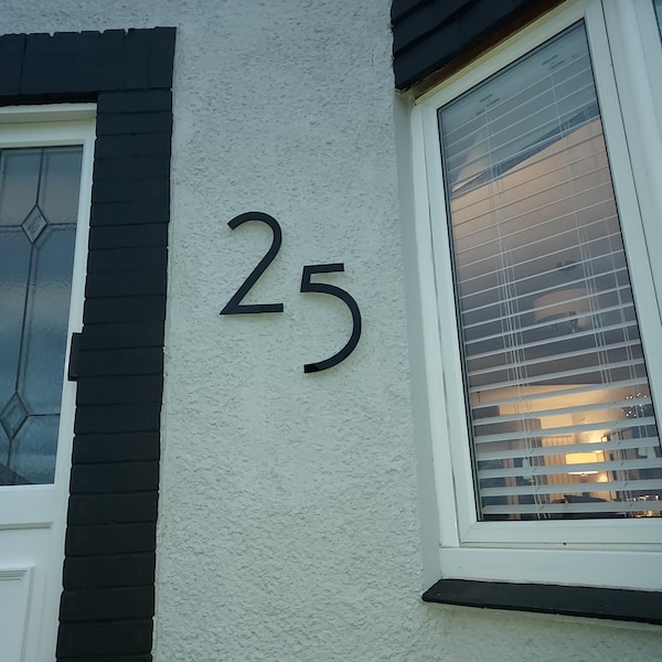 10 Inch Modern House Numbers and Letters, Custom House Address Signs ...