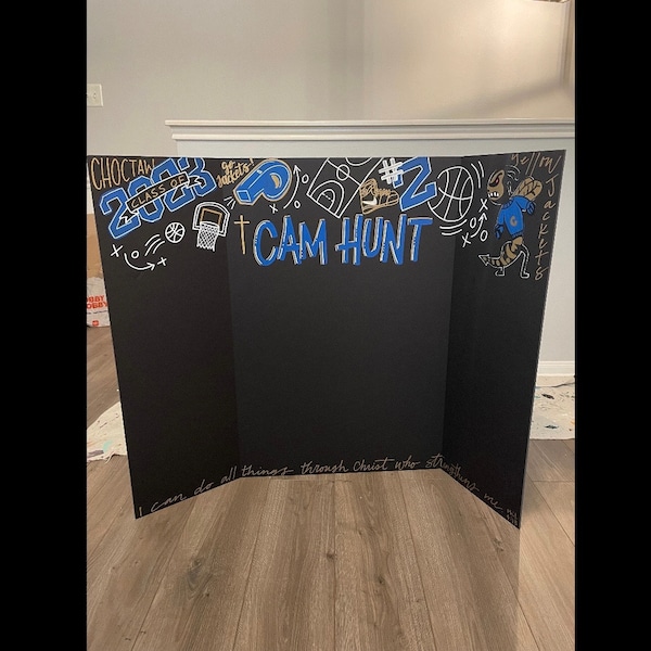 Senior Tri-fold Photo Display Board for Graduation Party Decor - Etsy