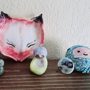 CERAMIC TOTORO Statue // Handmade Ceramic Studio Ghibli Fan Art Decor ...
