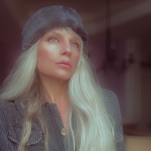 Black Sheepskin & Rex Orylag Cloche Hat for Women . Unique in Style ...