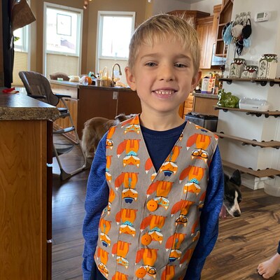 INSTANT DOWNLOAD Connor Vest sizes 12/18 Months to Size 8 Sewing E ...