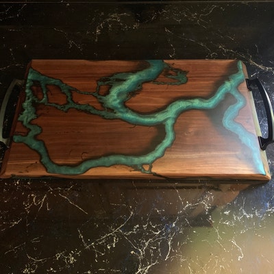 Custom Wood and Epoxy Ring Box - Etsy