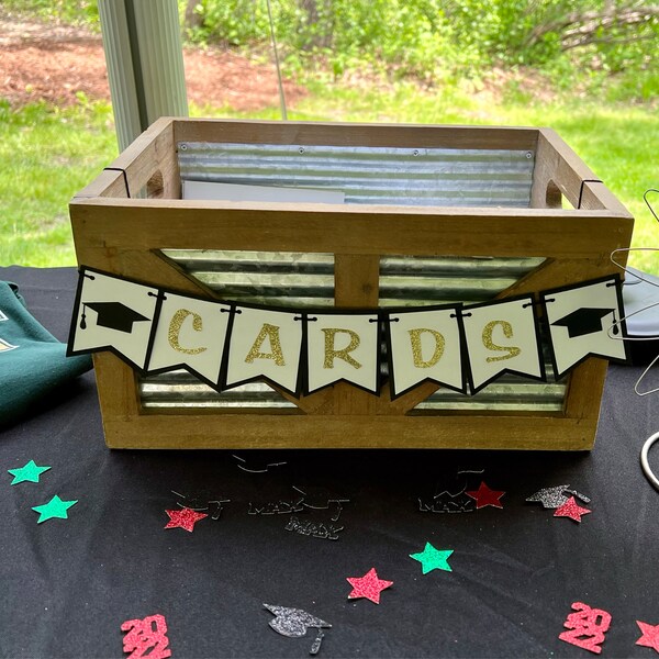 Graduation Card Banner, Graduation Banner, Card Box Banner, Graduation ...