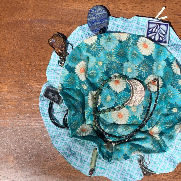 Drawstring Jewelry Pouch, Jewelry Storage, Travel Jewelry Pouch, Travel ...