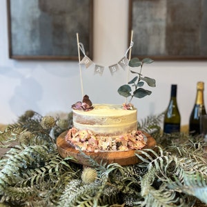 Hessian Cake Topper Hen Do Cake Bunting Custom Hen Do - Etsy