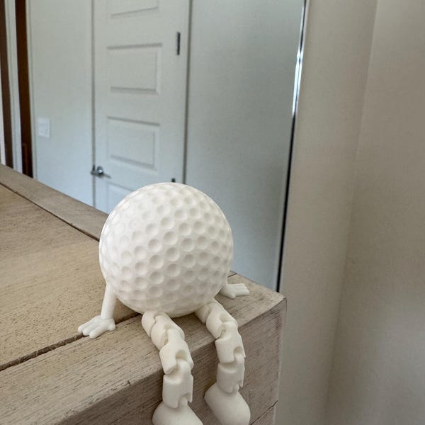 Golf Desk Decor - Golf Ball Buddy - Fun Golf Gift - 3D Printed - Etsy
