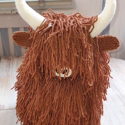 Highland Cow Knitted Pattern - Etsy