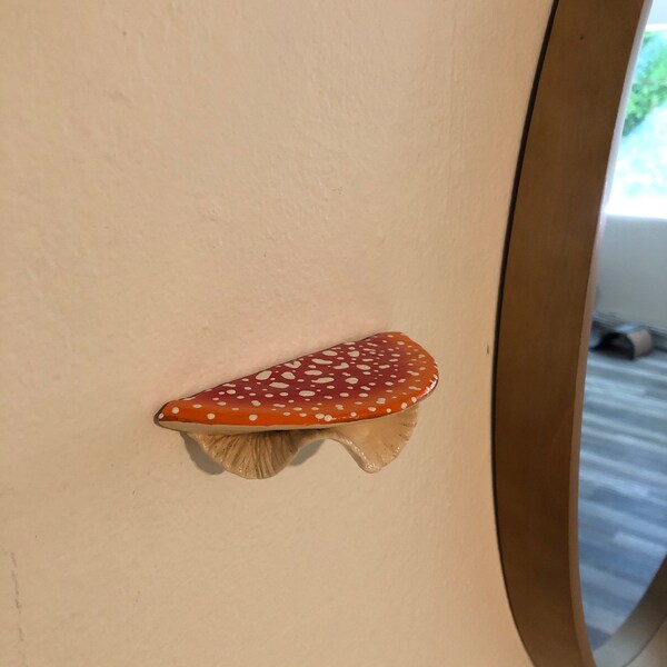 Handmade Floating Mushroom Shelf Decor; Display,collection,crystals ...