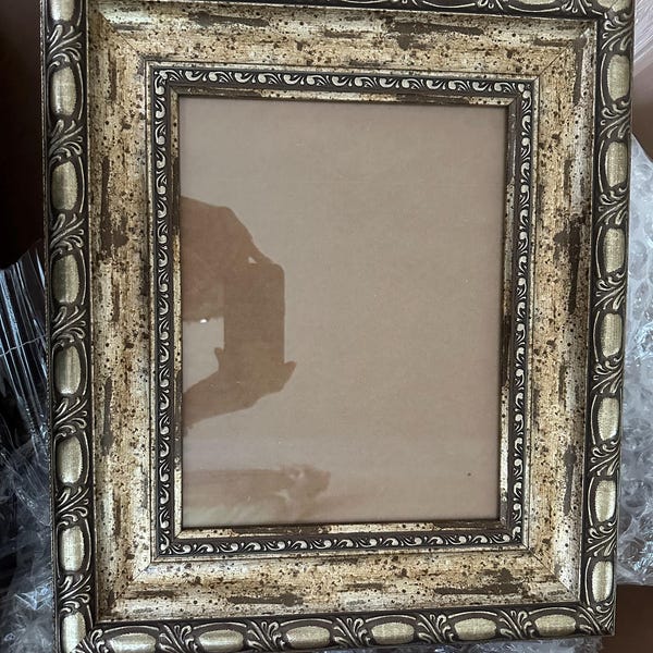Brushed Gold Picture Frame 5x7,8x10,8.5x11,10x10, 11x14, 16x20, Custom ...