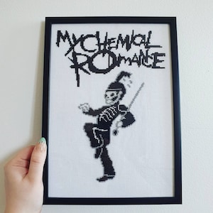 Revenge MCR Emo My Chemical Romance Cross Stitch Pattern - Etsy