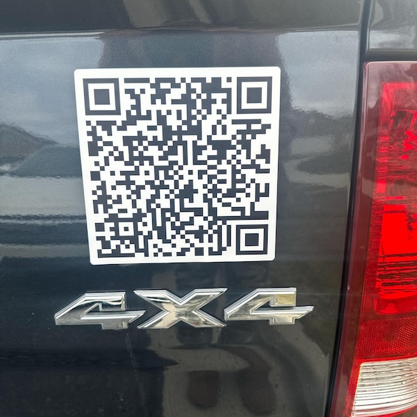 F*ck Trump QR Code Sticker / Magnet, Subtle Anti Trump Bumper Sticker ...